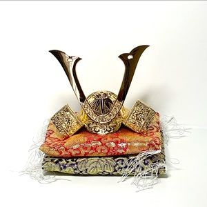 Other | Vintage Japanese Samurai Golden Kabuto | Poshmark